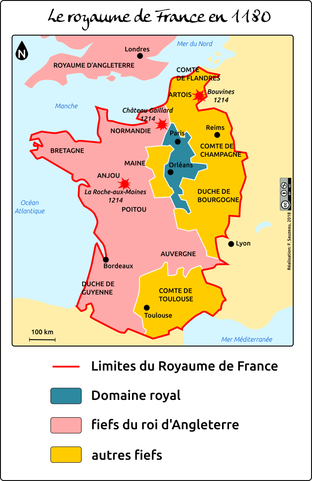 Le Royaume De France 1180 1223 Le Royaume De France 1180 1223