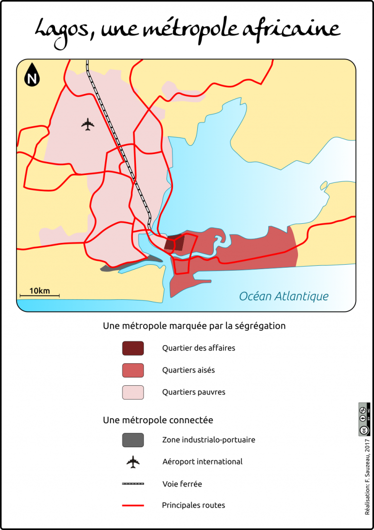 Lagos, une métropole africaine | L'atelier carto d'HG Sempai