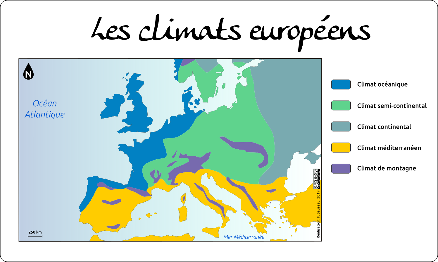Les climats européens | L'atelier carto d'HG Sempai